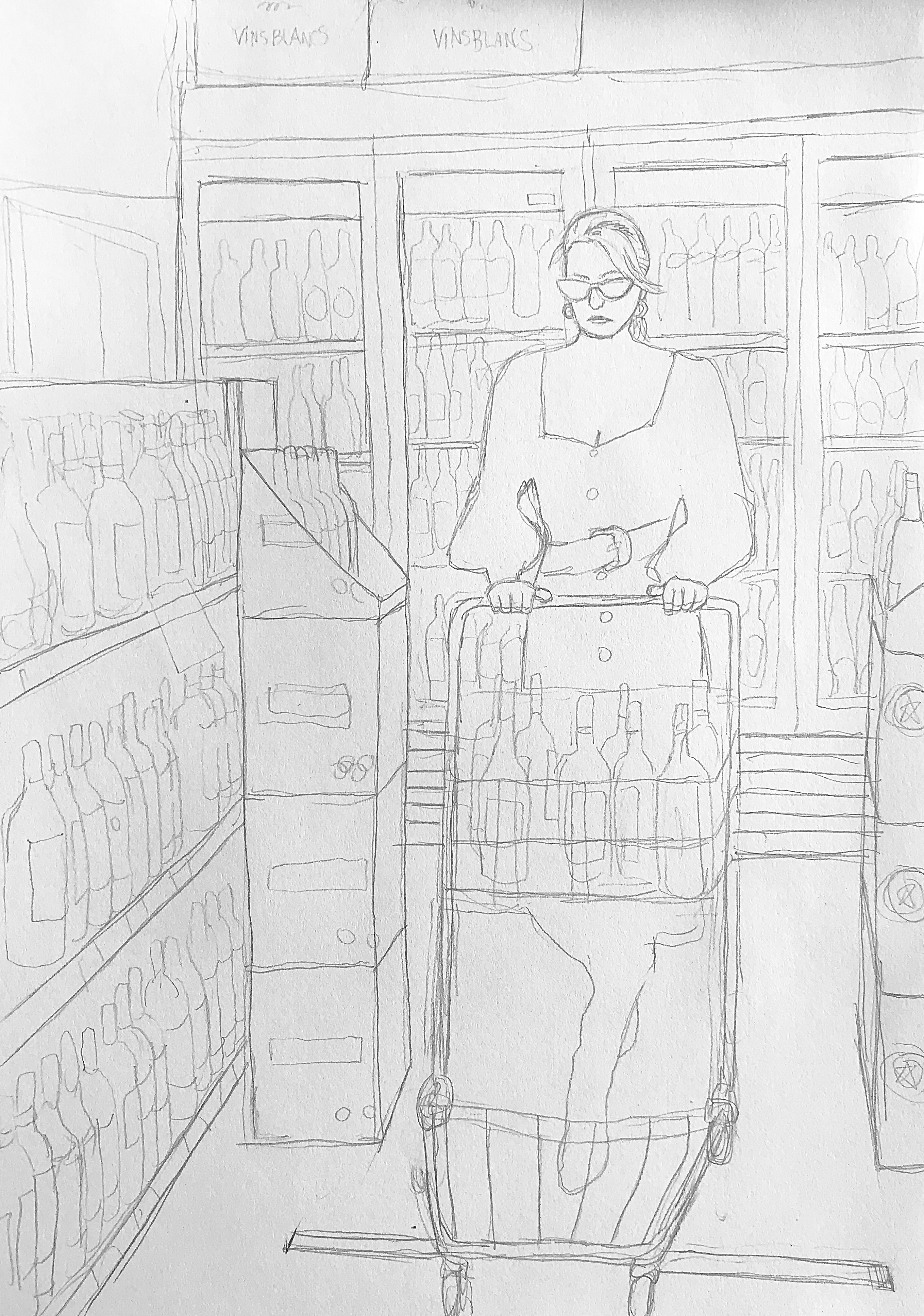 CAROLINE SHOPPING – REI SAITO illustrations